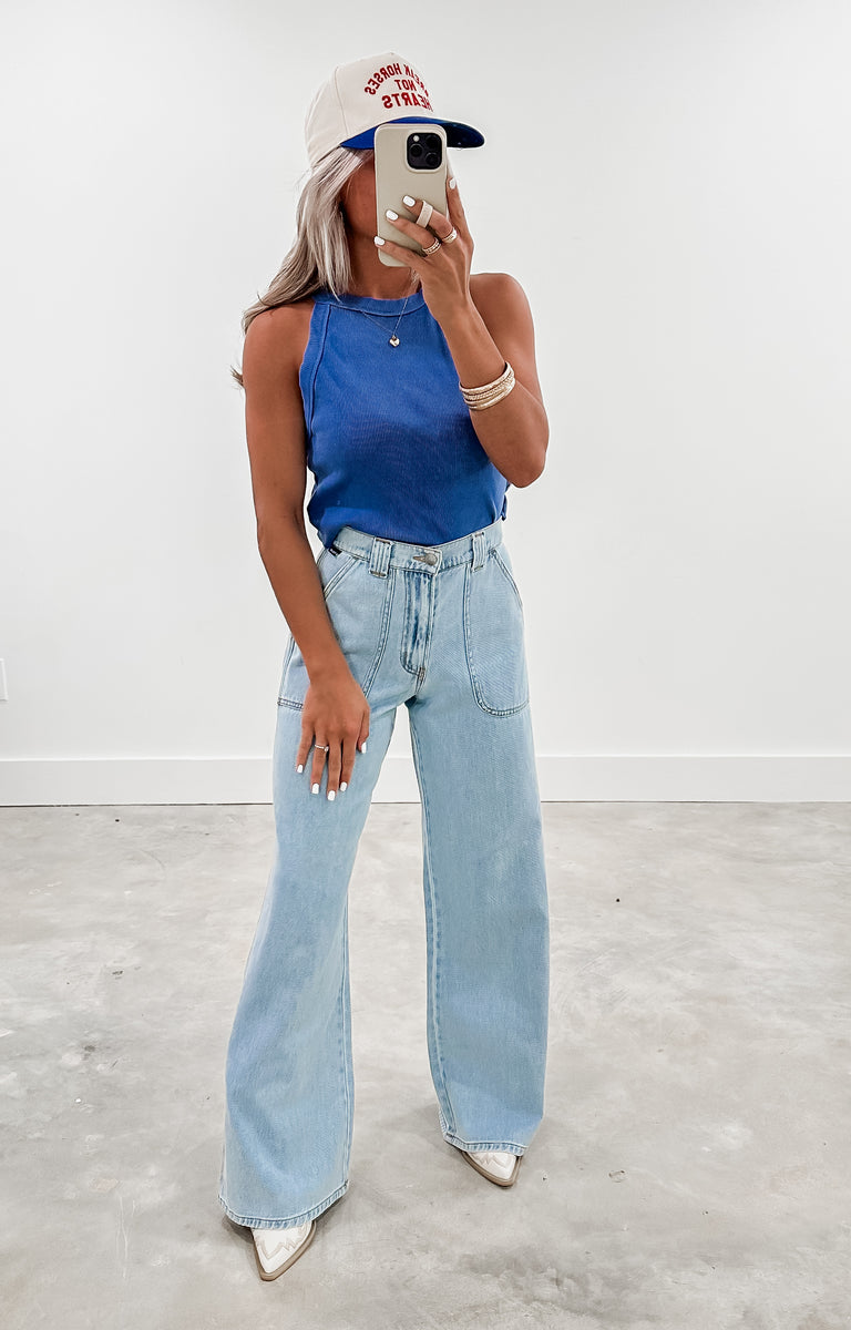 Sabrina High Rise Wide Leg Jeans – CK Squared Boutique